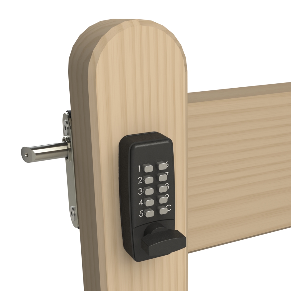 Digital Gate Lock Surface Fixed Single sided - Gatemaster Locks Digital Gate Lock Surface Fixed Single sided - Gatemaster Locks
