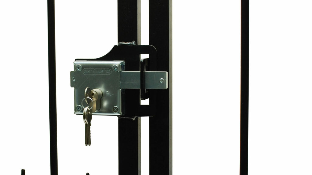 Gate locks with code, panic exit or key? Different types of locks for ...