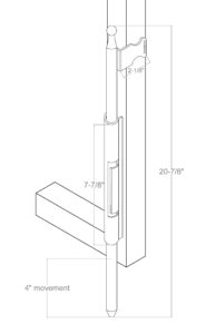 Auto-Locking Dropbolt - Gate Drop Rod | Gatemaster Locks