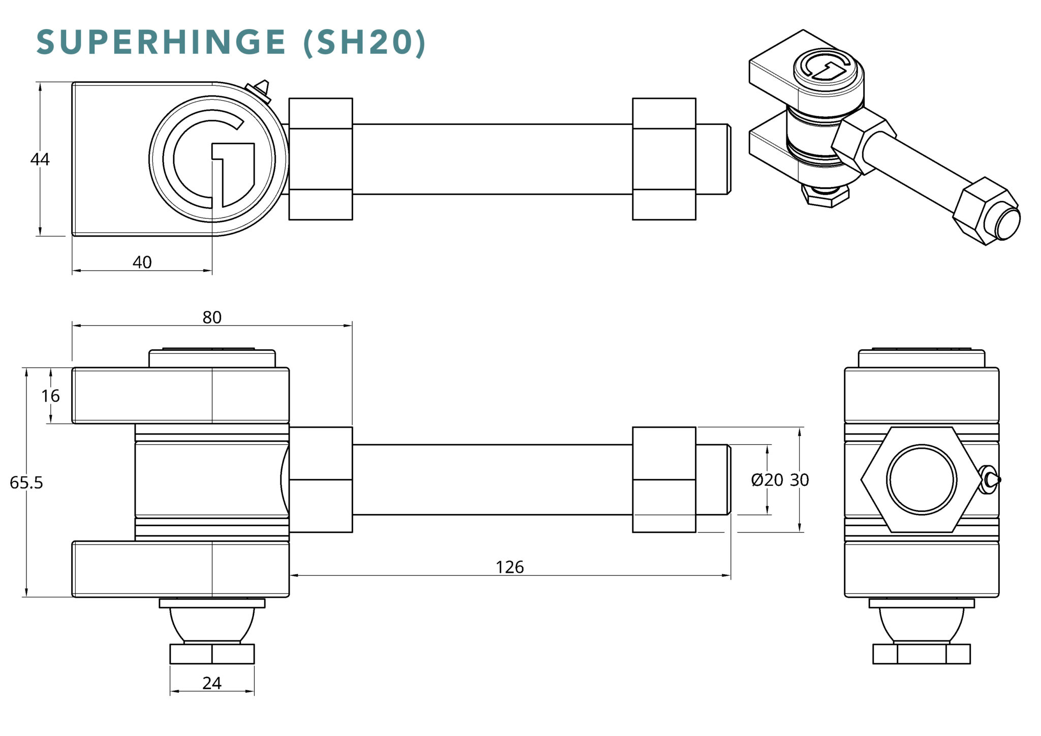 Superhinge | Heavy Duty Gate Hinge | Gatemaster Locks